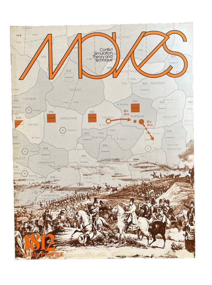 Moves Magazine Vol 1 #5 SPI Conflict Simulation Theory & Technique Fin ...